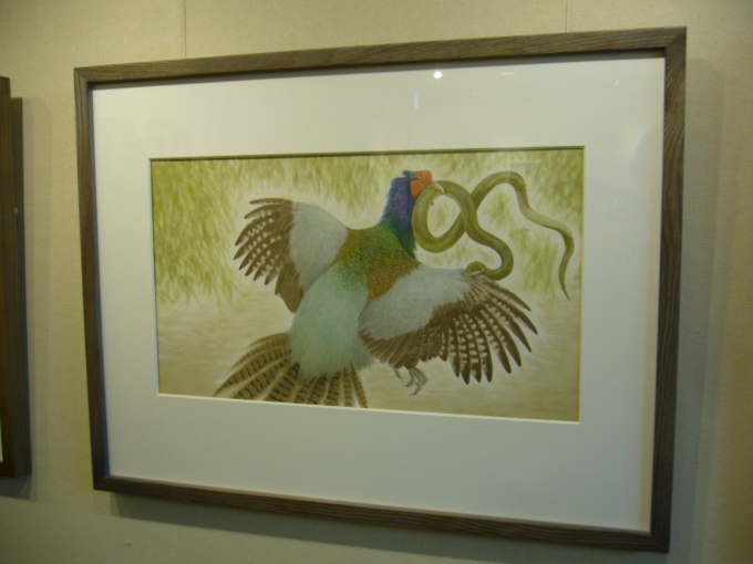 【草木鳥鳥文様展】ユカワさん初絵本作品『キジのかぞく』 教文館ナルニア国